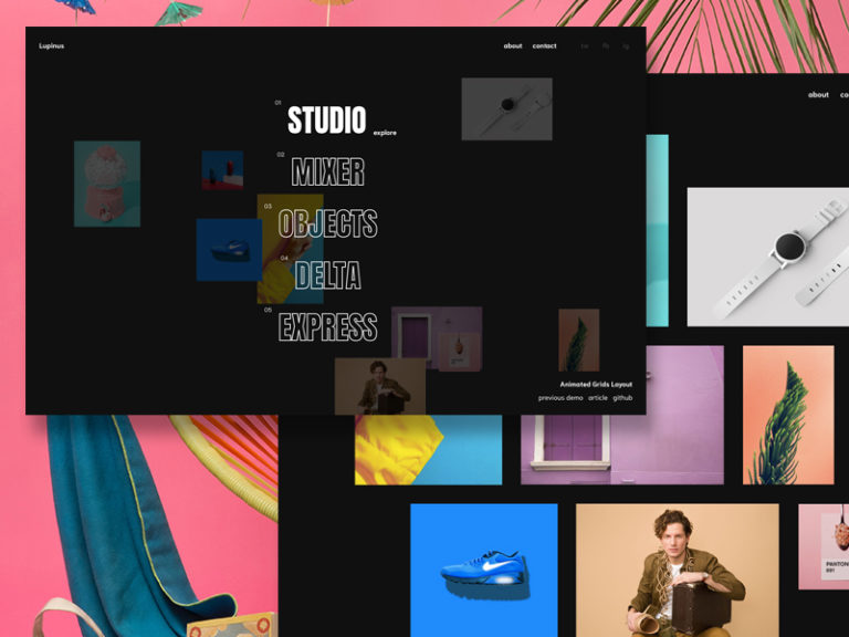 Animated Grid Previews Codrops