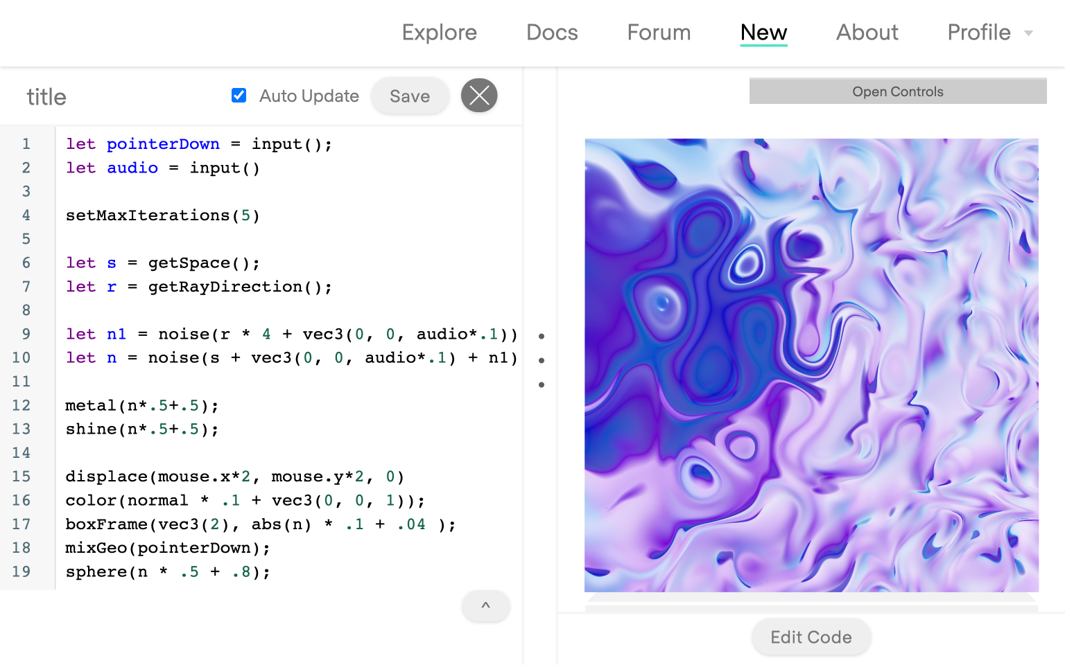 Audio Reactive Shaders with Three.js and Shader Park | Codrops