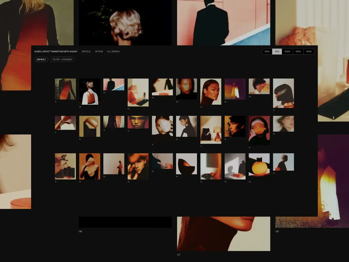 Animating Responsive Grid Layout Transitions with GSAP Flip | Codrops